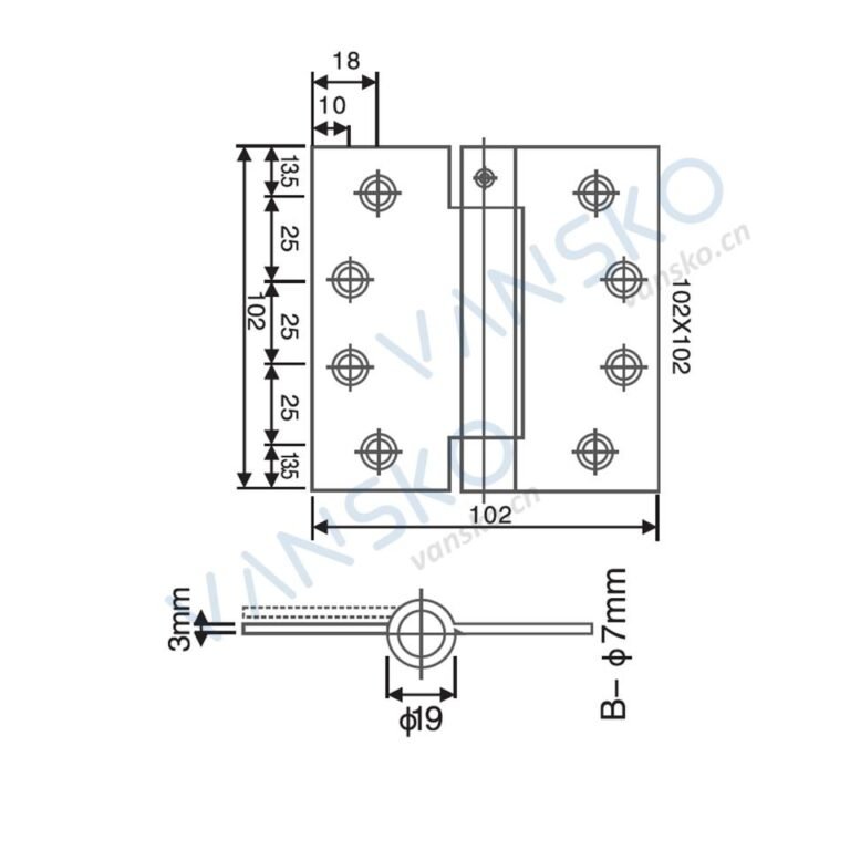 304 Stainless Steel Single Action Spring Hinge – vansko.cn