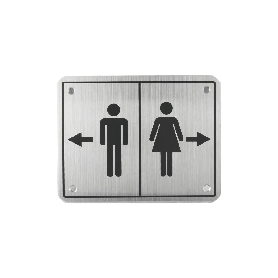 Toilet Sign Plate Stainless Steel Etching Sign SP004 – vansko.cn